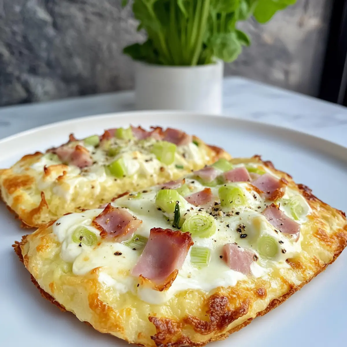 Flammkuchen Low Carb